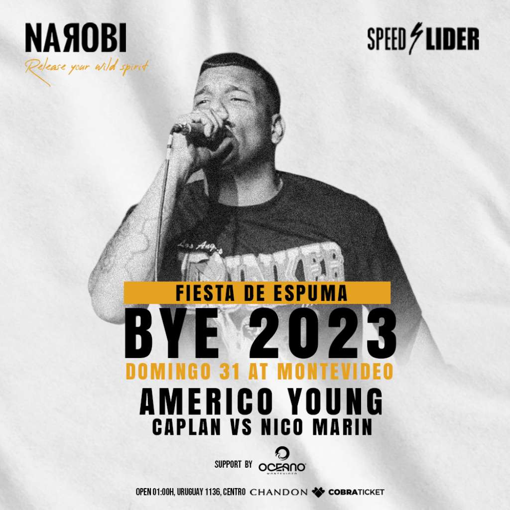 BYE 2023 FIESTA DE ESPUMA + AMERICO YOUNG & MAS! | CobraTicket
